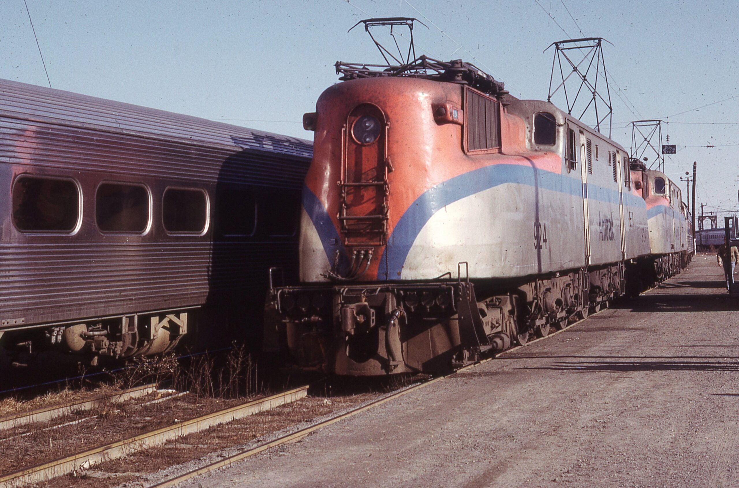 NRHS Amtrak Philadelphia GG1 924 Army Navy Dec 1 1973 William Rosenberg | National Railway ...