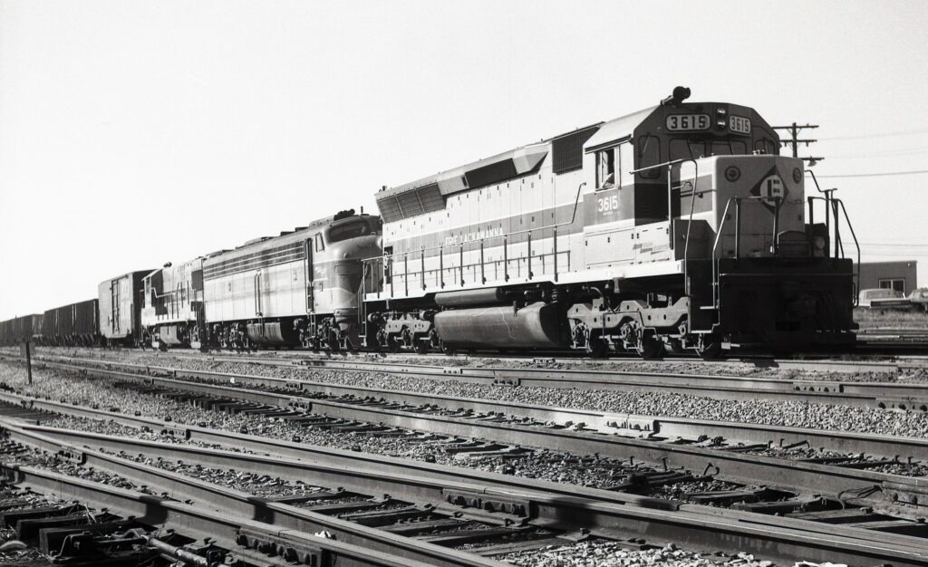 NRHS Erie Lackawanna Marion Ohio SD45 3615 1967 Elmer Kremkow ...