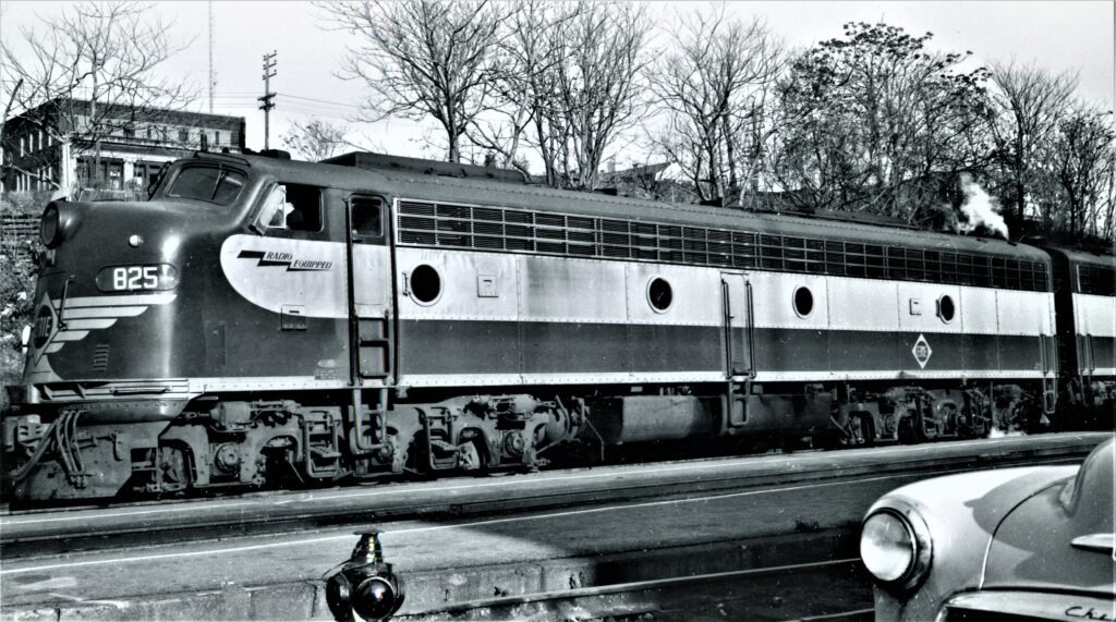 NRHS Erie Railroad Youngstown Ohio E8a 825 November 13 1960 Arthur B ...