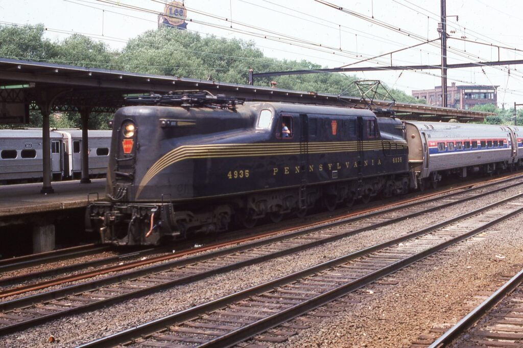 NRHS Amtrak PRR GG1 4935 Trenton NJ July 1978 | National Railway Historical Society, Inc.