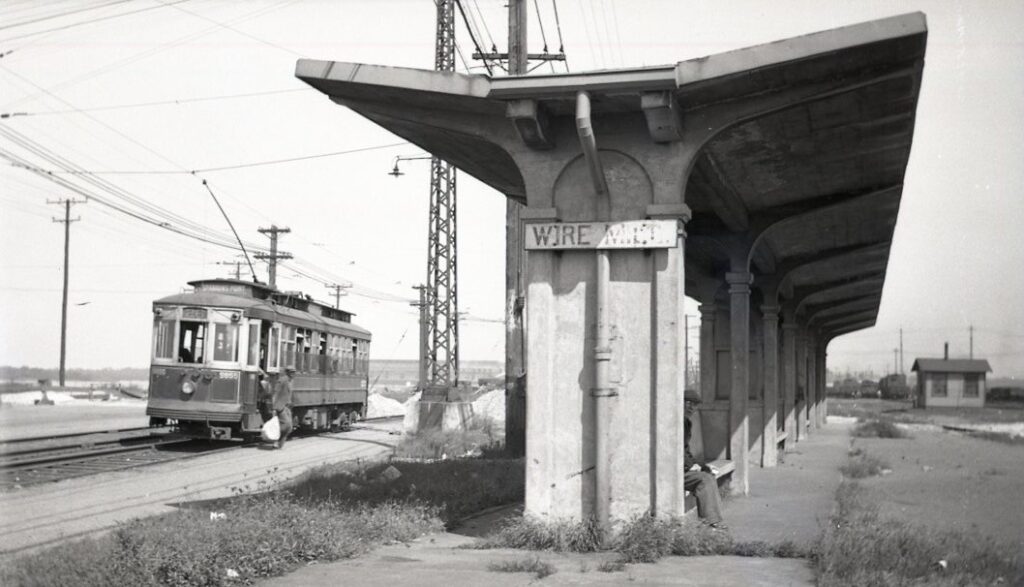 NRHS L Baltimore Transit Company Baltimore car 5855 Wire Mill Station ...